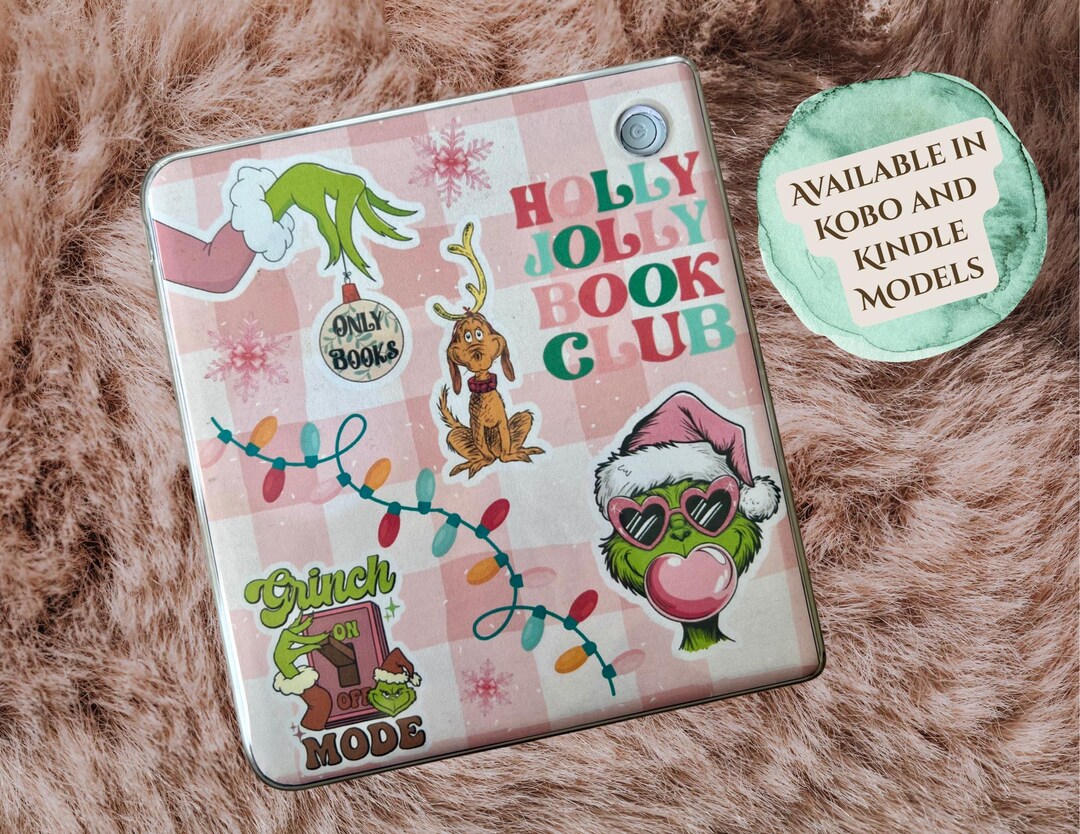 Grinch Christmas Kindle/kobo Insert | Holiday Book Club (digital ...