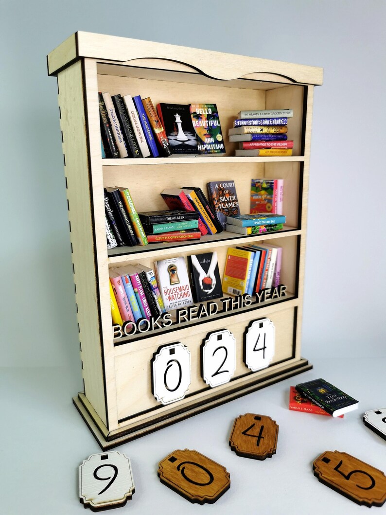 Mini Bookshelf Files - Etsy