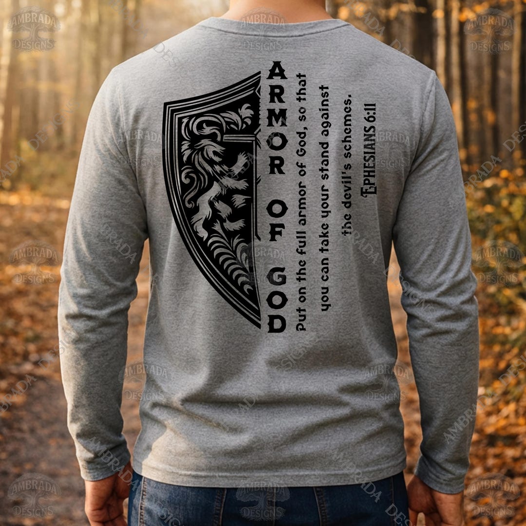 Armor of God Shield Spiritual Scripture SVG PNG Digital Download ...