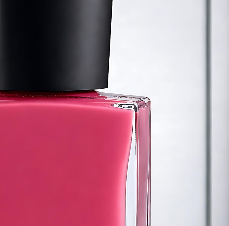 Nail Polish Print | Modern Bedroom Wall Art | Rose Pink Accent ...