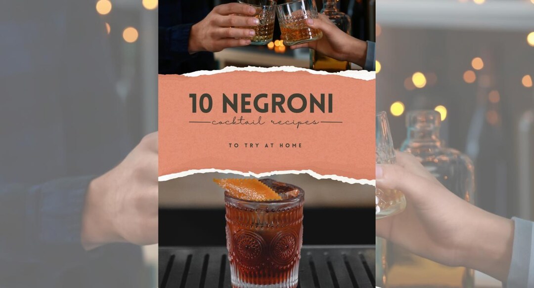 Negroni Cocktails Ebook | 10 Negroni-style Recipes | Classic & Modern ...