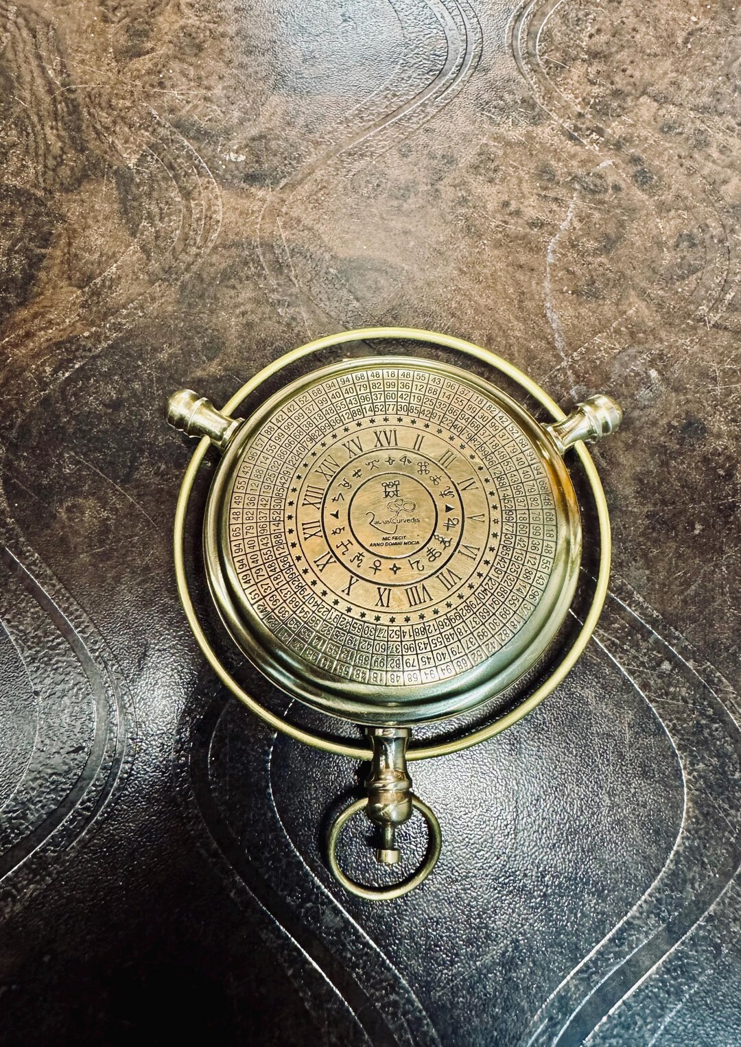 Golden Compass Alethiometer – Brass Fantasy Compass – Steampunk ...