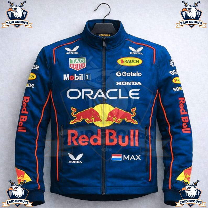 Red Bull Jacket, Max Verstappen Jacket, F1 Racing Jacket, Cordura ...