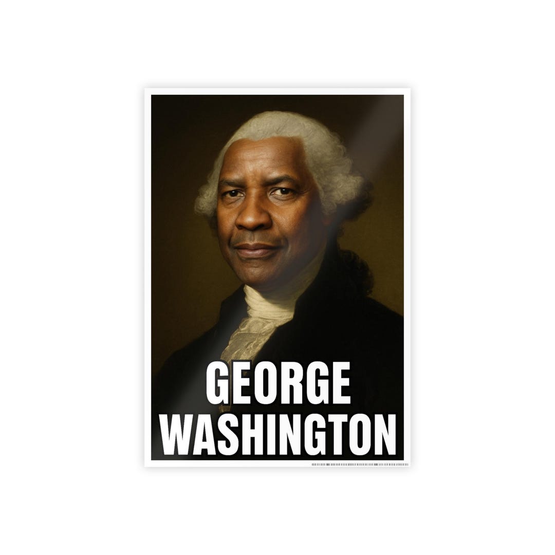 DENZEL X GEORGE WASHINGTON Poster - Etsy