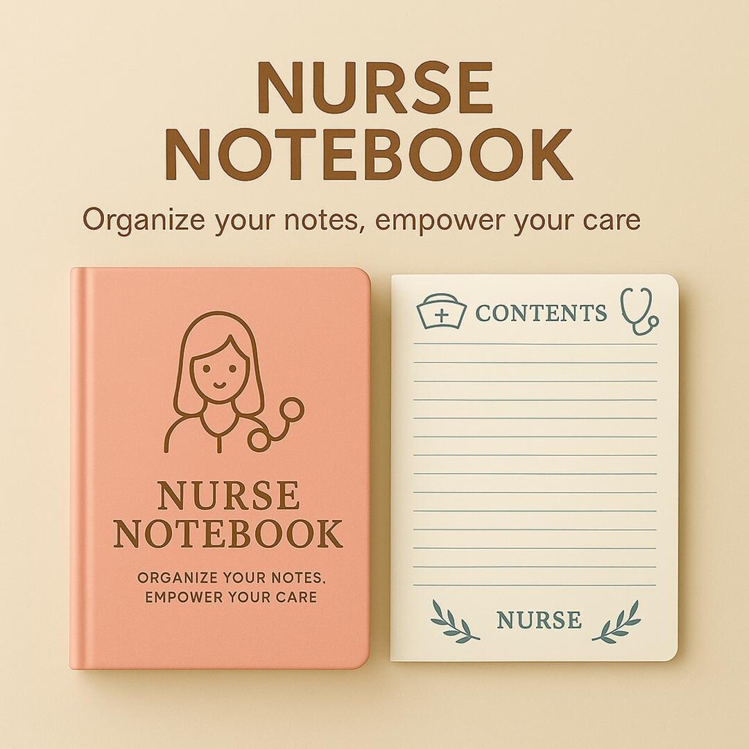 Nurse Notebook Pink Edition | A5 A4 US Letter | Digital Medical Notes ...