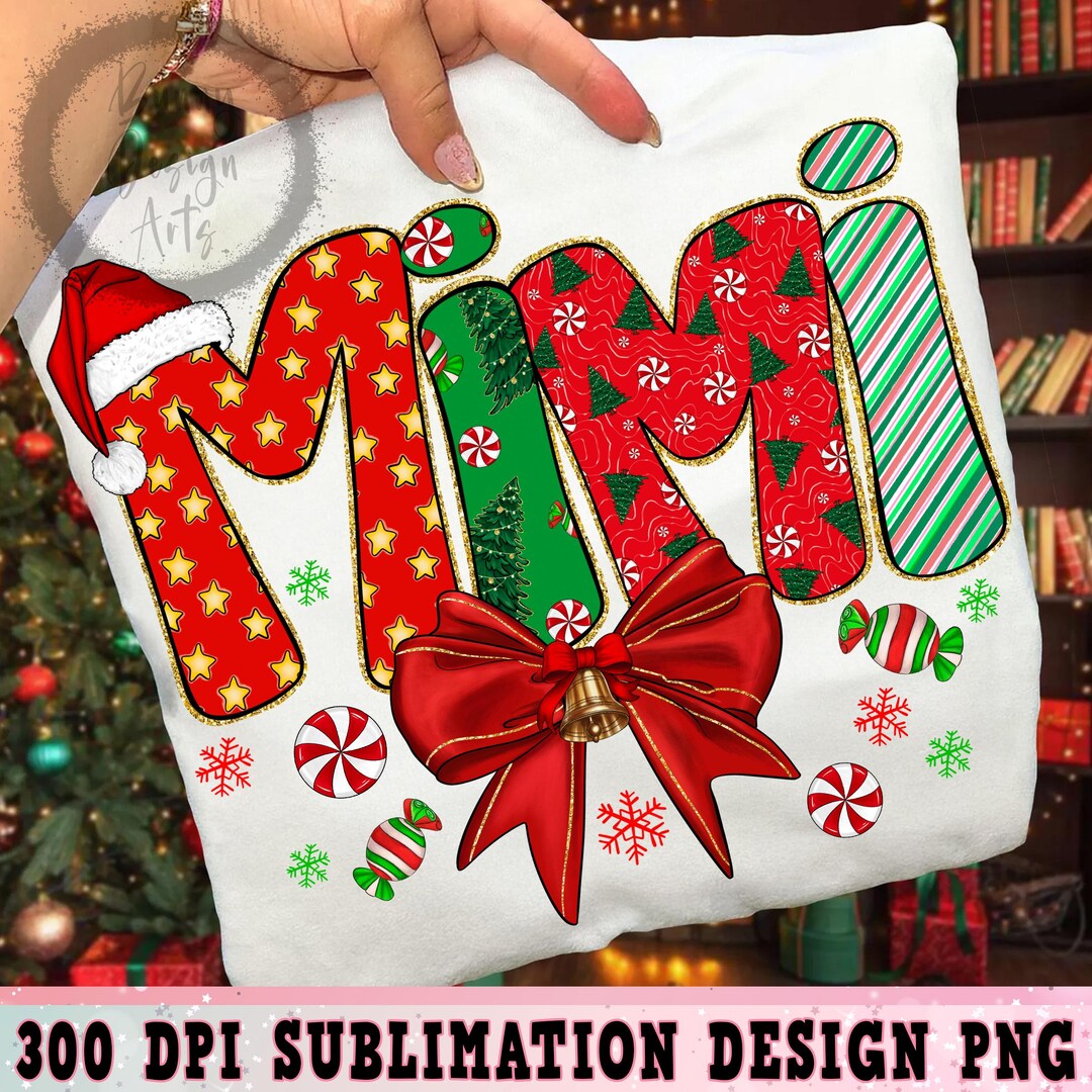 Christmas Mimi Png, Christmas Mama Png, Grandma Christmas Png ...