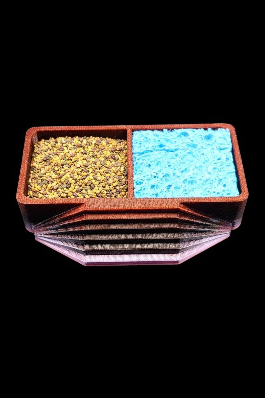 Small Roach & Cricket Feeder With Water | 3D Printed Dubia Roach Food ...