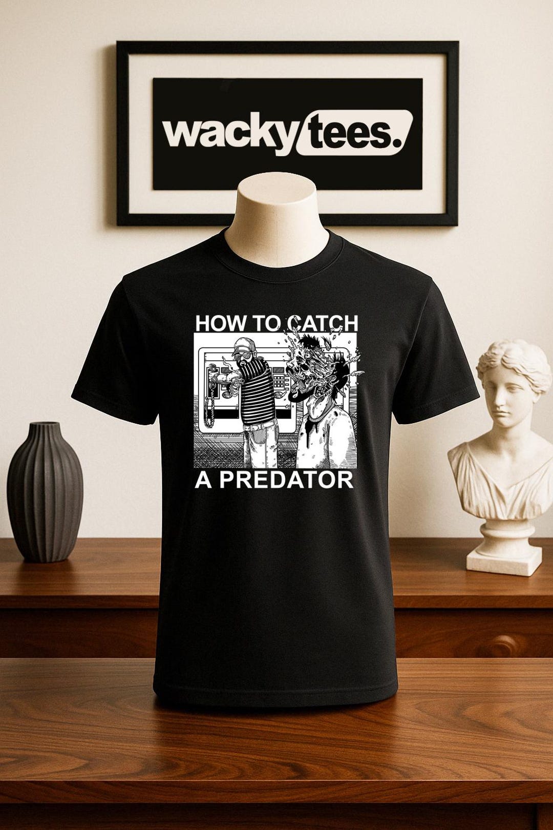 How to Catch A Predator Happy Fathers Day Funny Graphic Tee Shirt - Etsy