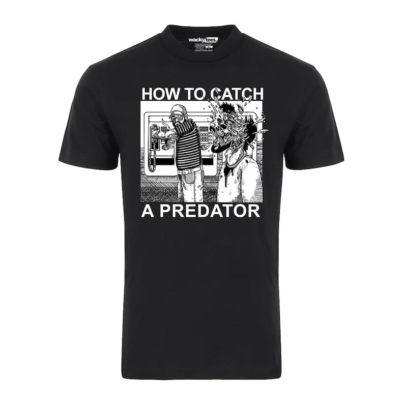 How to Catch A Predator Happy Fathers Day Funny Graphic Tee Shirt - Etsy