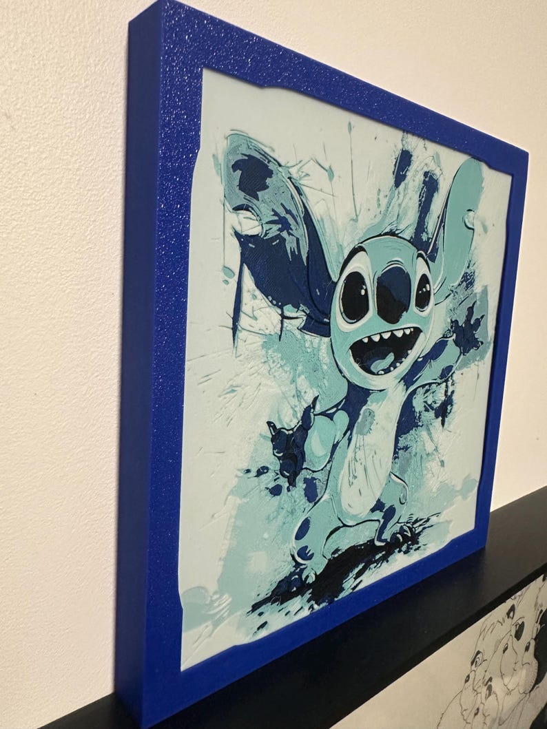 Cadre Stitch Impression 3D PLA - Etsy