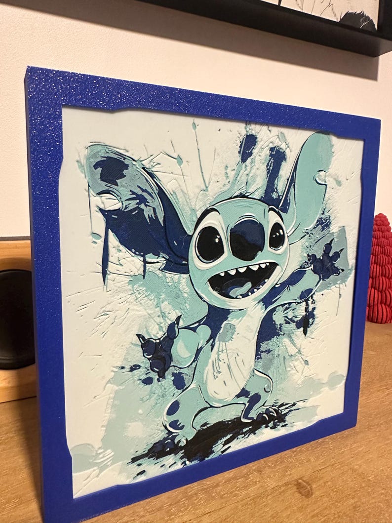 Cadre Stitch Impression 3D PLA - Etsy