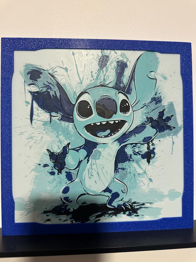 Cadre Stitch Impression 3D PLA - Etsy