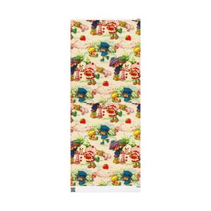 Vintage Strawberry Shortcake Kids Pattern Wrapping Paper | Retro ...