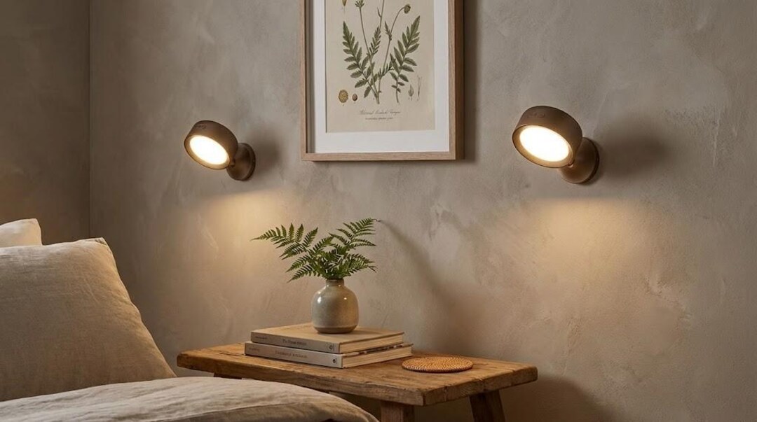 Rechargeable RGB LED Wall Sconce (2-pack) With Touch & Remote Control ...