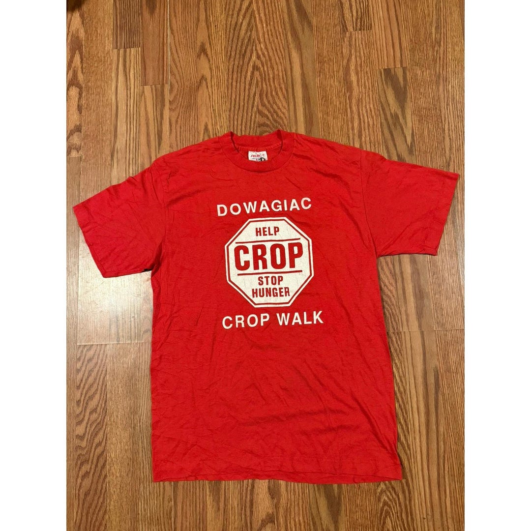 True Vintage Help Stop Hunger Crop Walk - Etsy