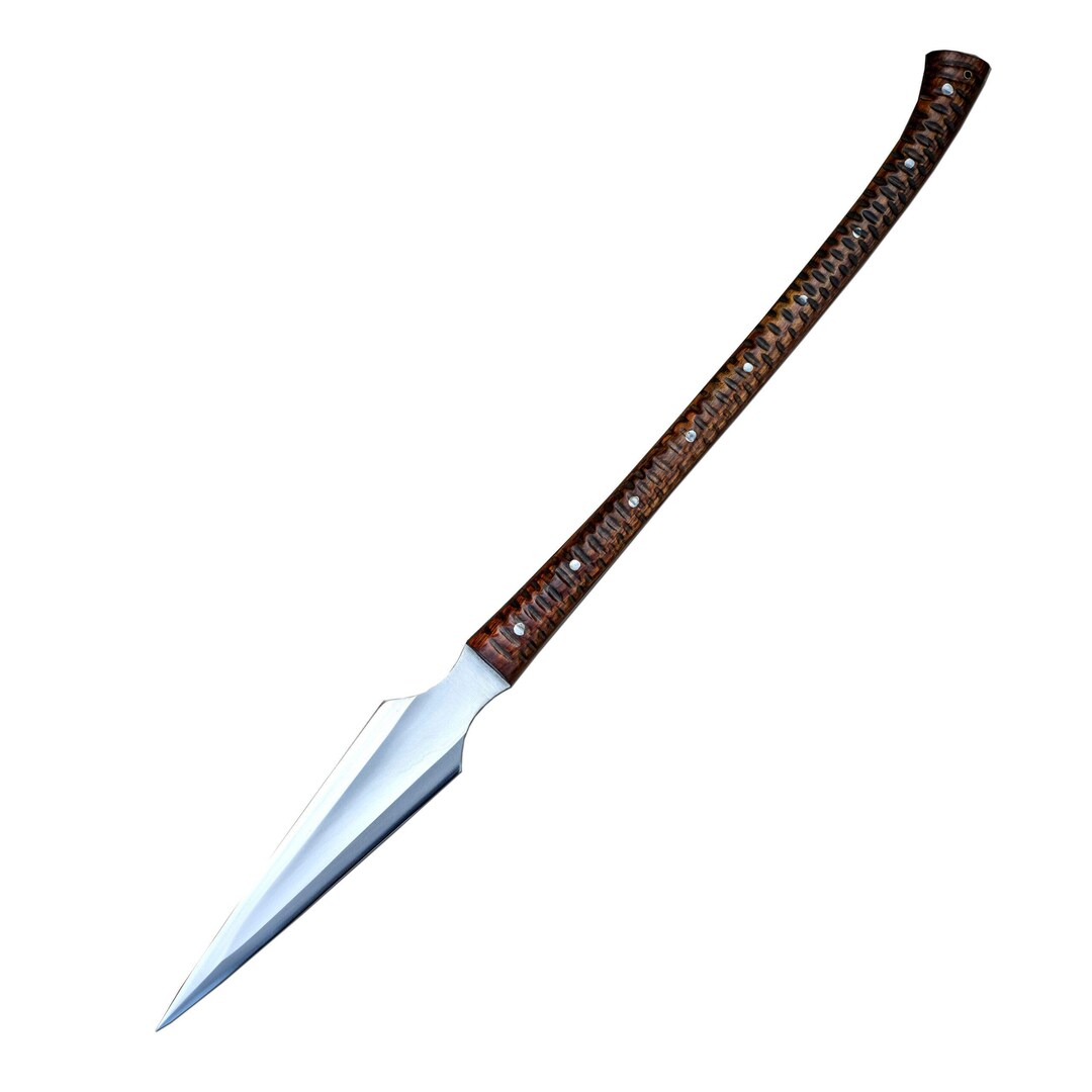 Hunting Spear 5106 Spring Steel Wooden Ribbed Shaft - Etsy UK