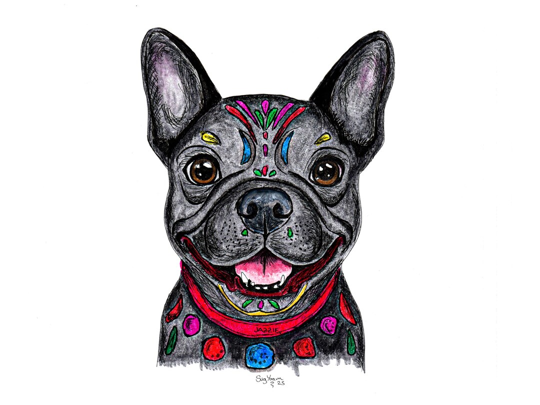 Alebrije Dog Portrait | Custom Guardian Pet Art | Mexican Folk Art ...