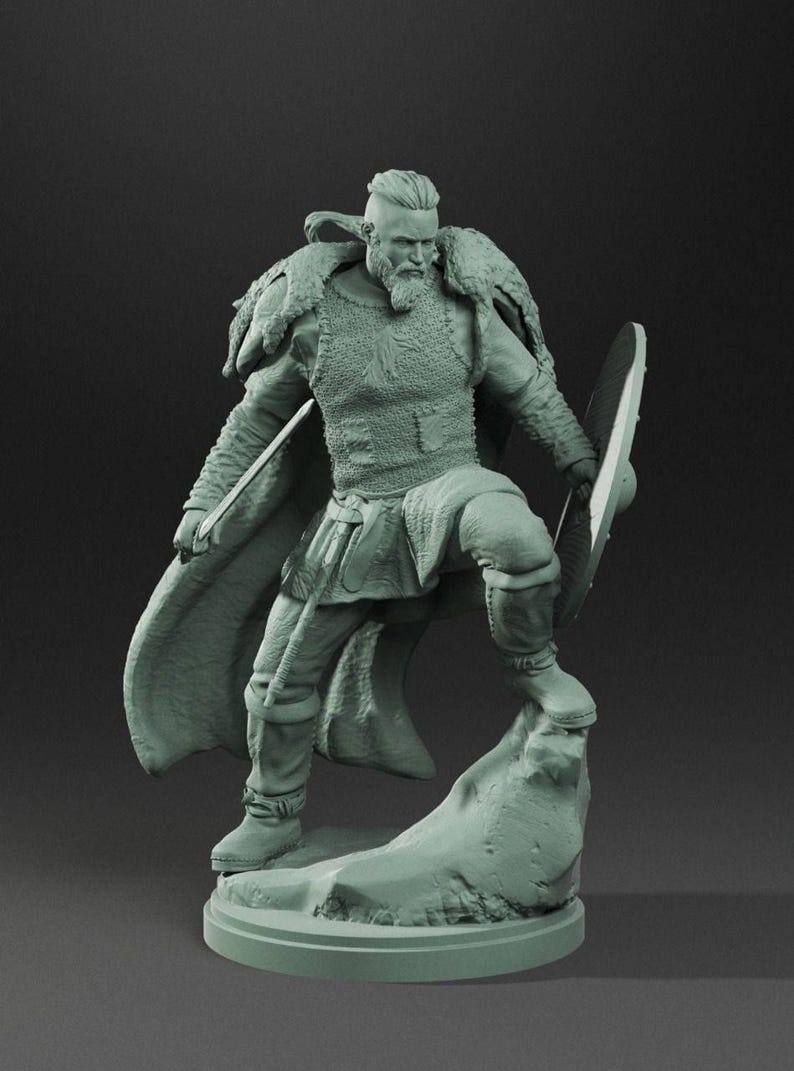 RAGNAR 3D STL FILE Miniatures - Stl Miniatures - Stl Pack - Stl- 3d ...