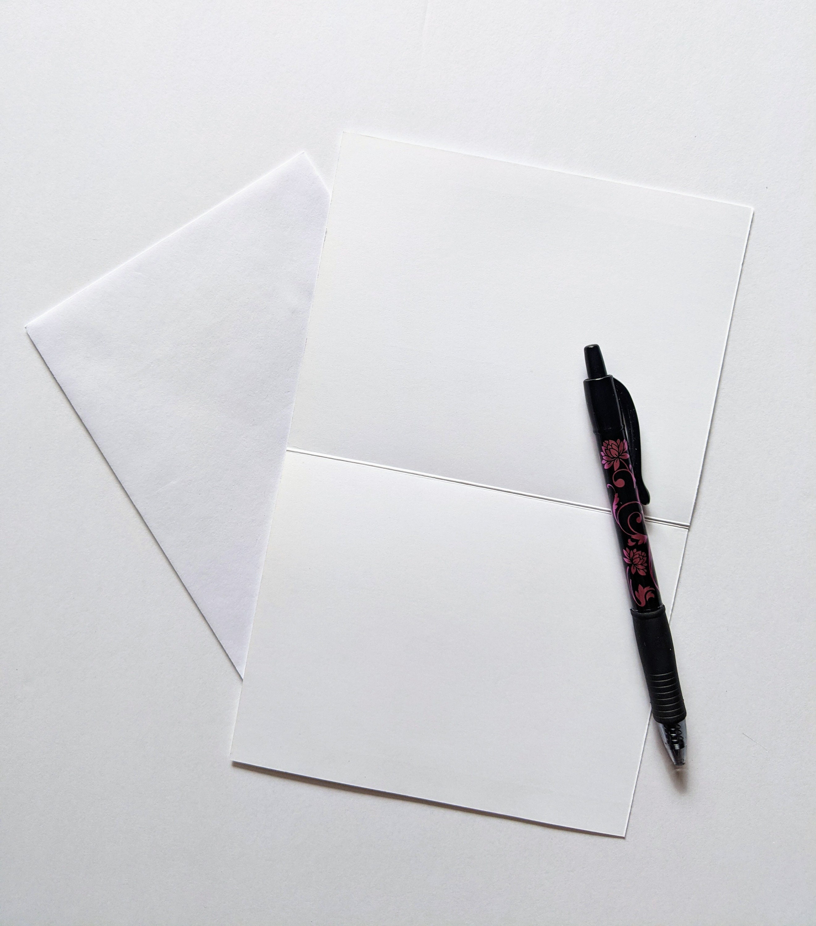 American Flag Note Cards Fourth of July Memorial Day Veterans Day Thank ...