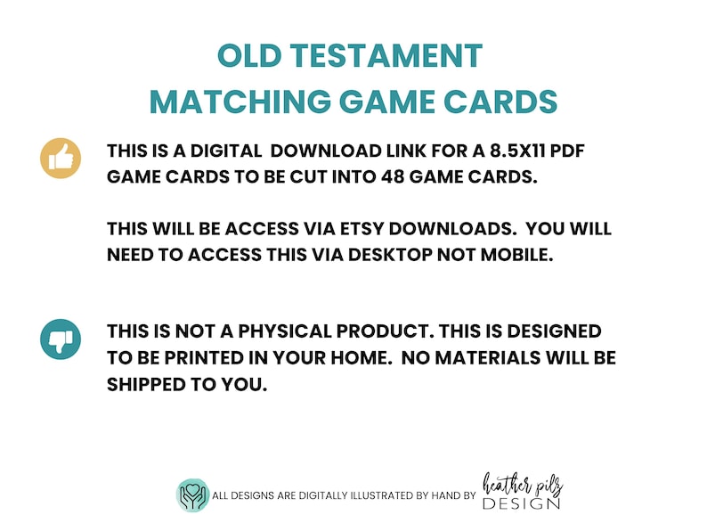 Old Testament LDS Seminary Doctrinal Mastery Matching Game Printable ...