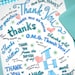 Funny Thank You Card - Thanks, OMG Thank You - Etsy