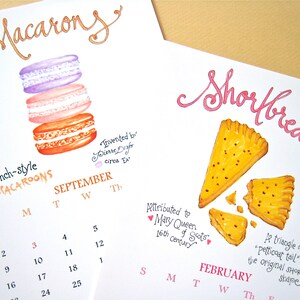 2024 Cookie Calendar Desk Calendar Gift for Cook Cookies - Etsy Australia