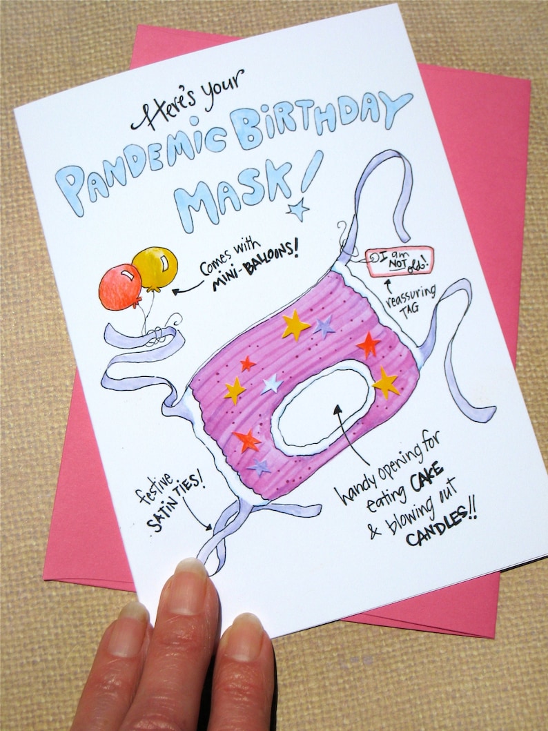 Pandemic Birthday Card - Quarantine Birthday - Funny Birthday Card ...