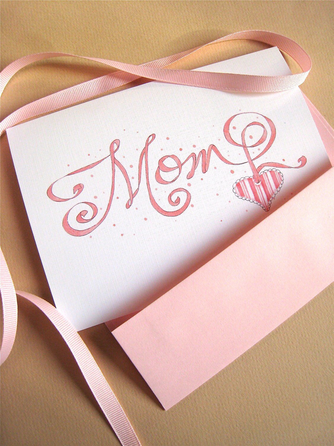 Mom Valentine Card Valentines Day Card for Mother Mom | Etsy