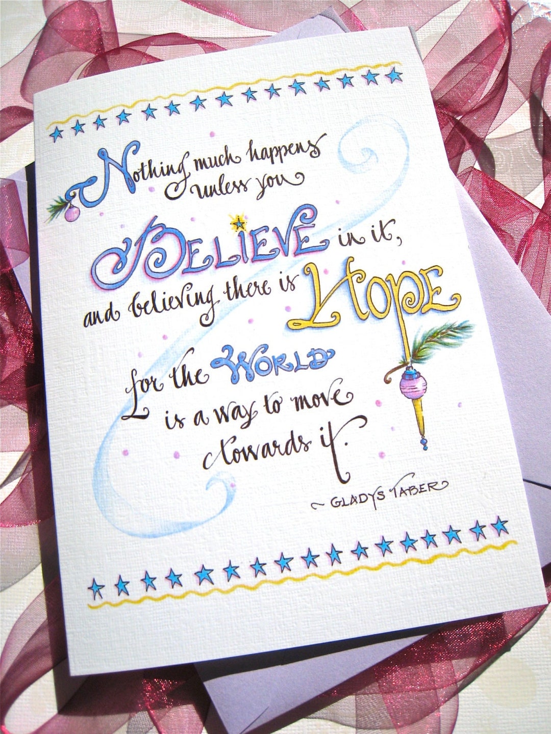 Hope Christmas Cards - Box Christmas Cards - Inspirational Christmas ...