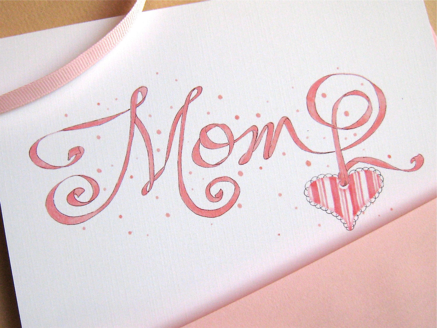 Mom Valentine Card Valentines Day Card for Mother Mom - Etsy