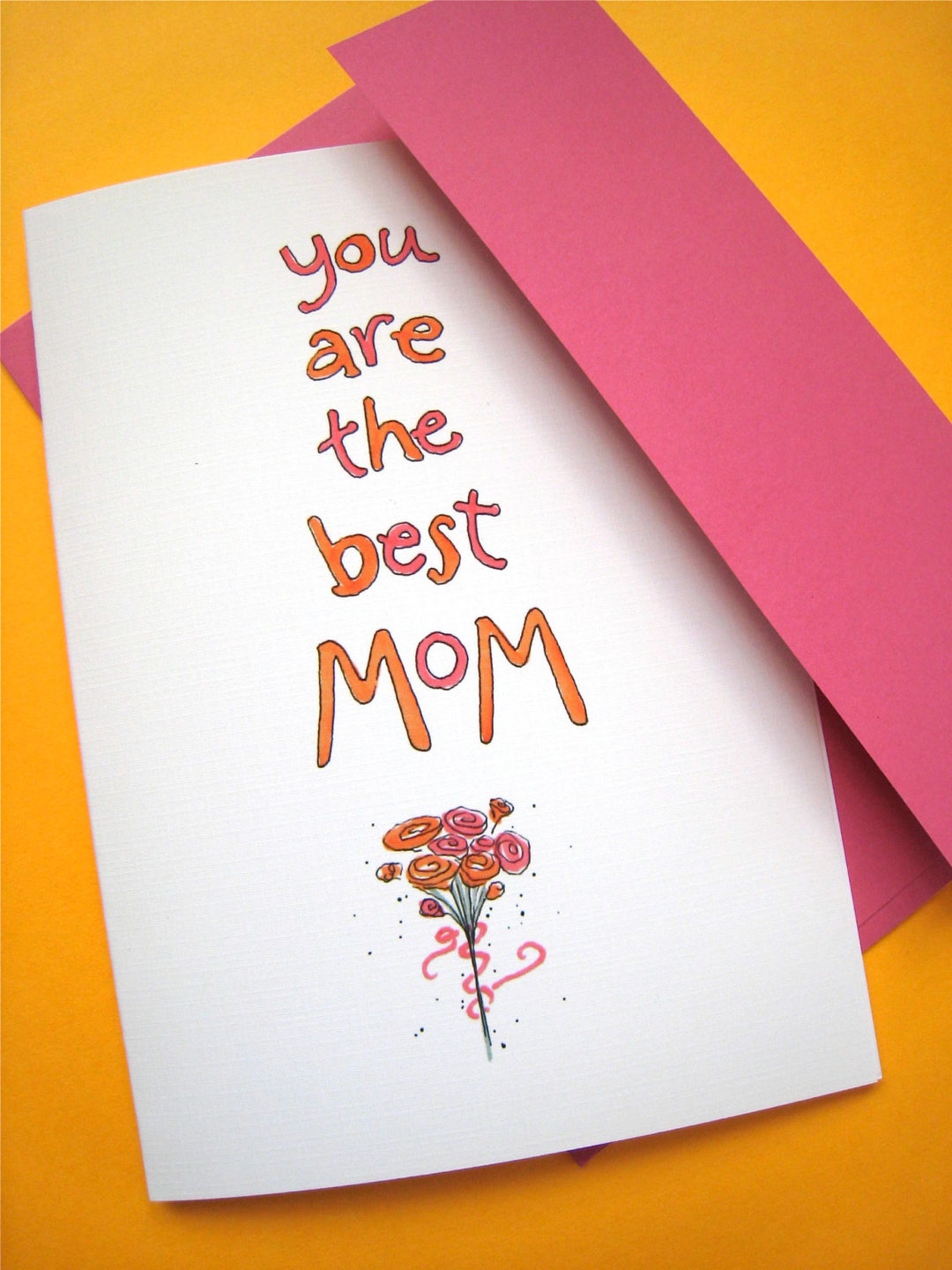 Custom Card for Mom, Mum, Mama - Mom Birthday - Mother's Day Card ...
