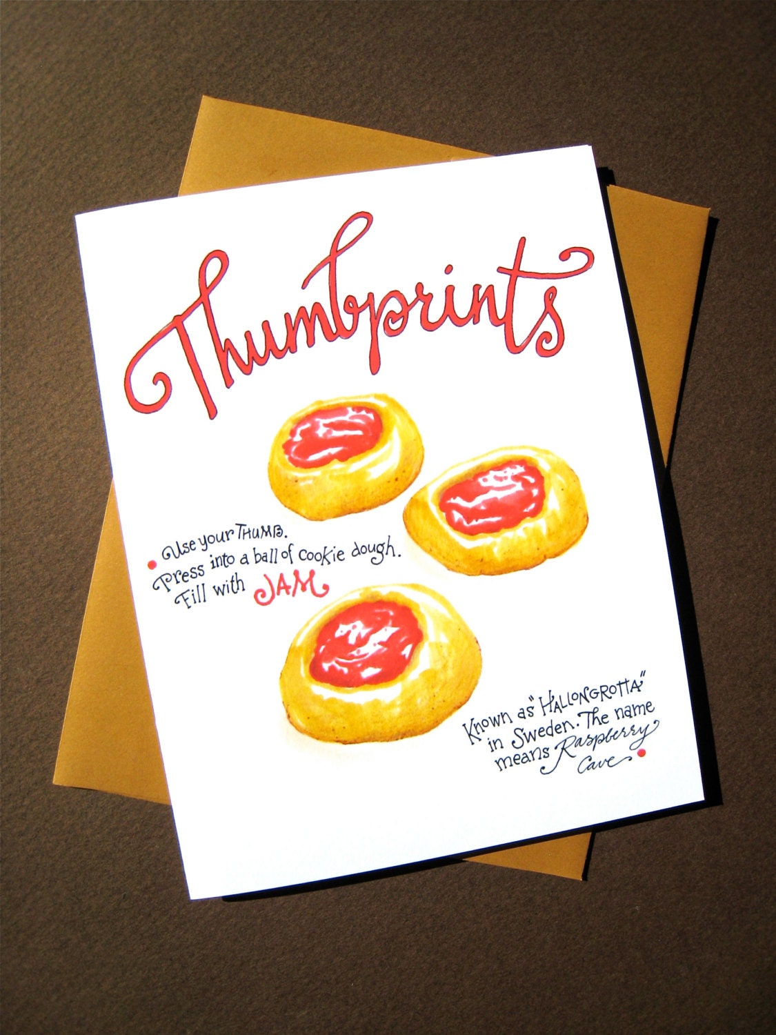 Classic Cookies Boxed Set of Cards Baking Gift Hand | Etsy