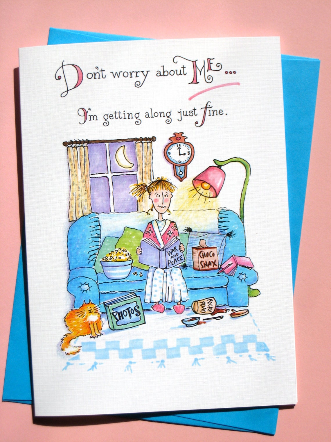 Funny Miss You Card Social Distancing Card Long Distance | Etsy