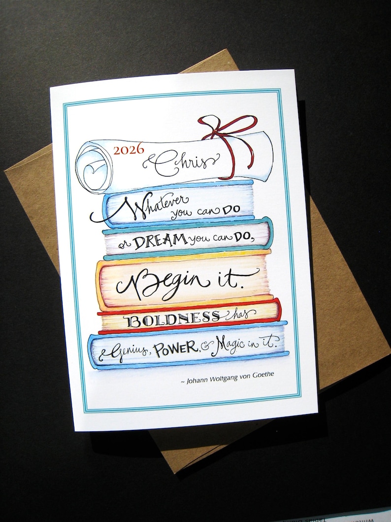 Graduation Card 2026 - Personalized Graduation - Inspirational ...