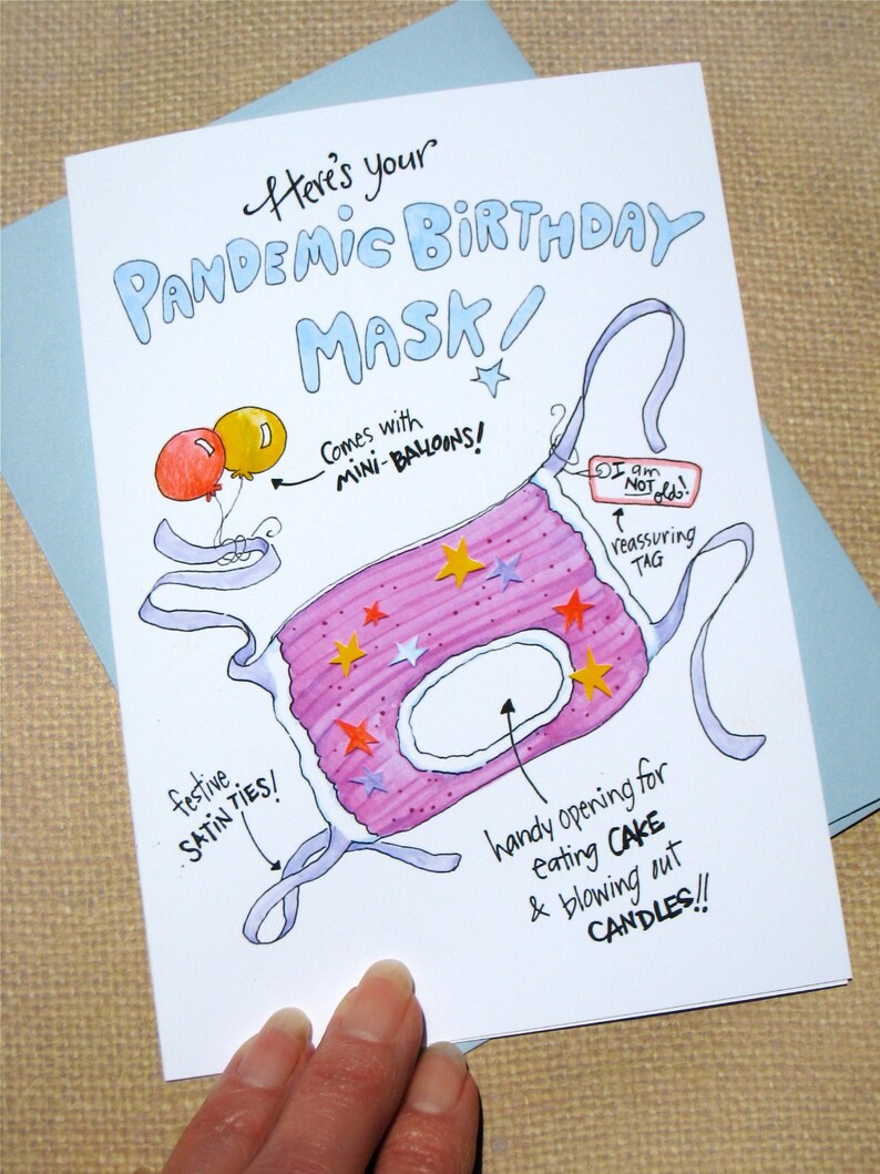 Pandemic Birthday Card - Quarantine Birthday - Funny Birthday Card ...