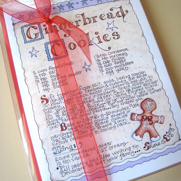 Christmas Cookie Card - Etsy