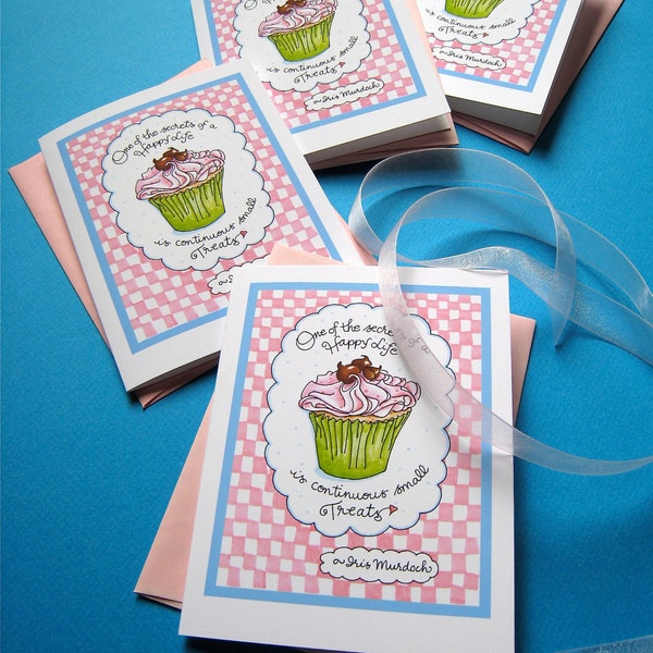 Cupcake Note Cards - Etsy