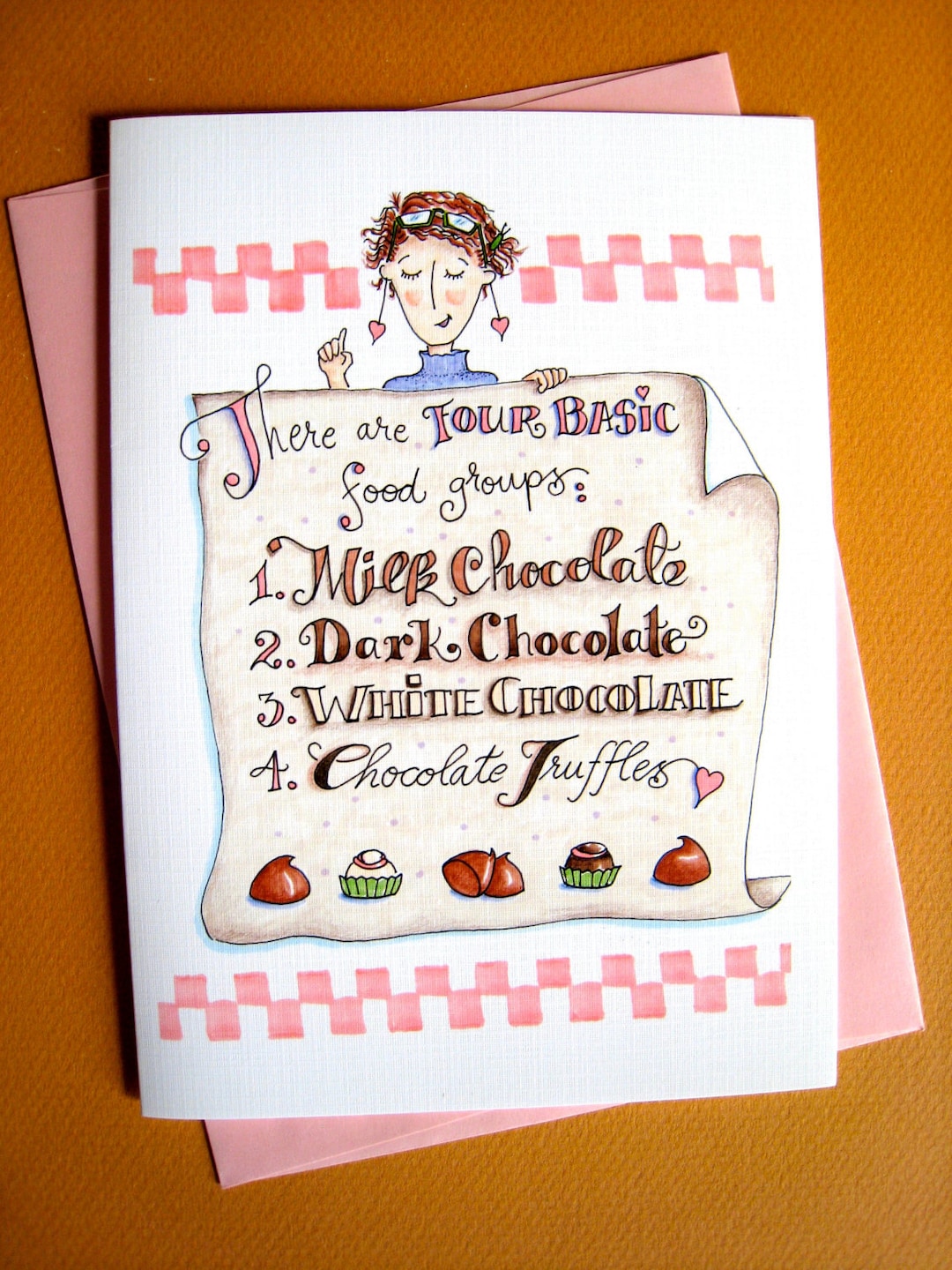 Funny Chocolate Card - Chocolate Gift Card - Friends Card - Chocolate ...