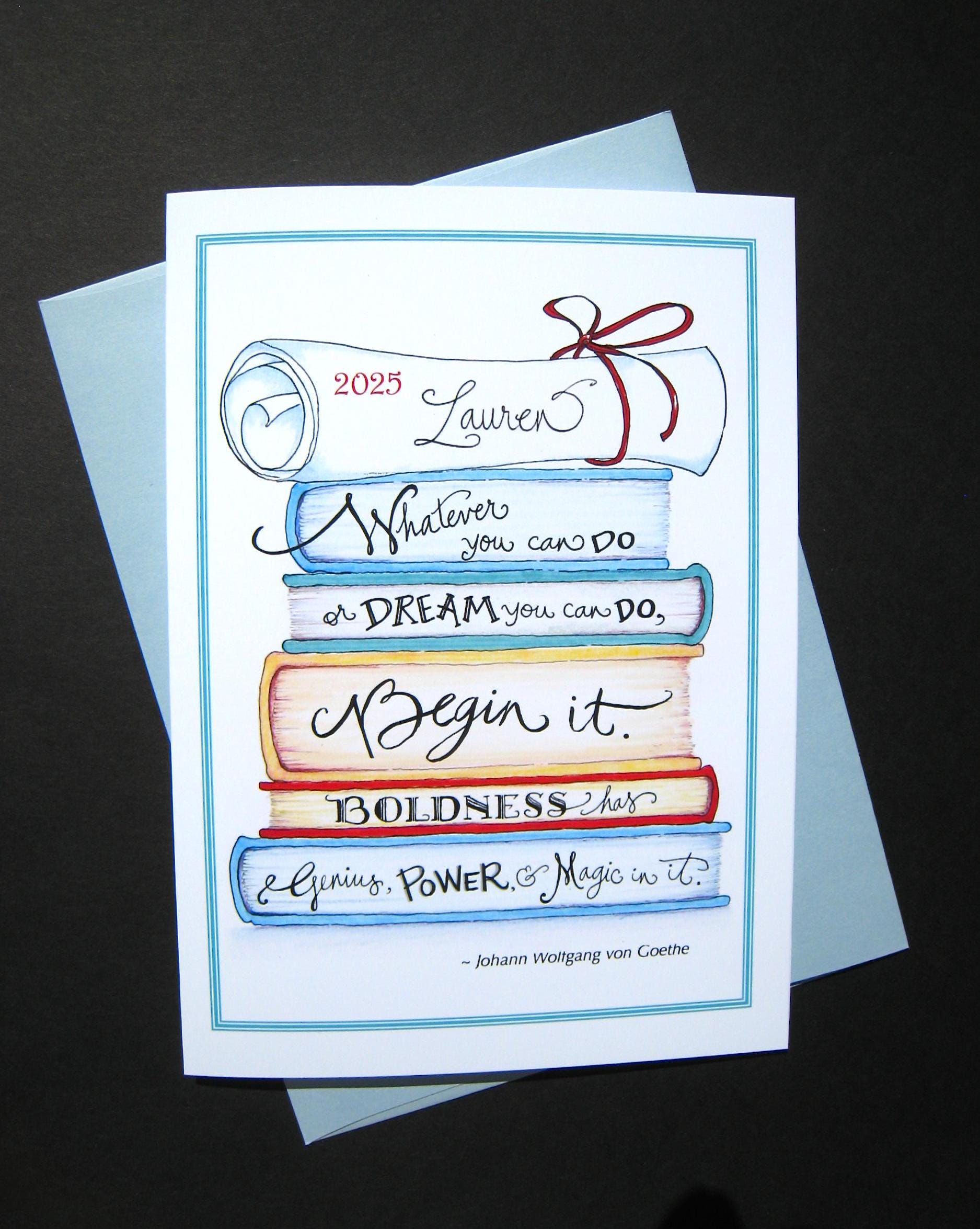 Graduation Card 2026 - Personalized Graduation - Inspirational ...