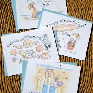 Seashore Note Cards - Beach Cards - Gift Stationery - Boxed Note Card ...