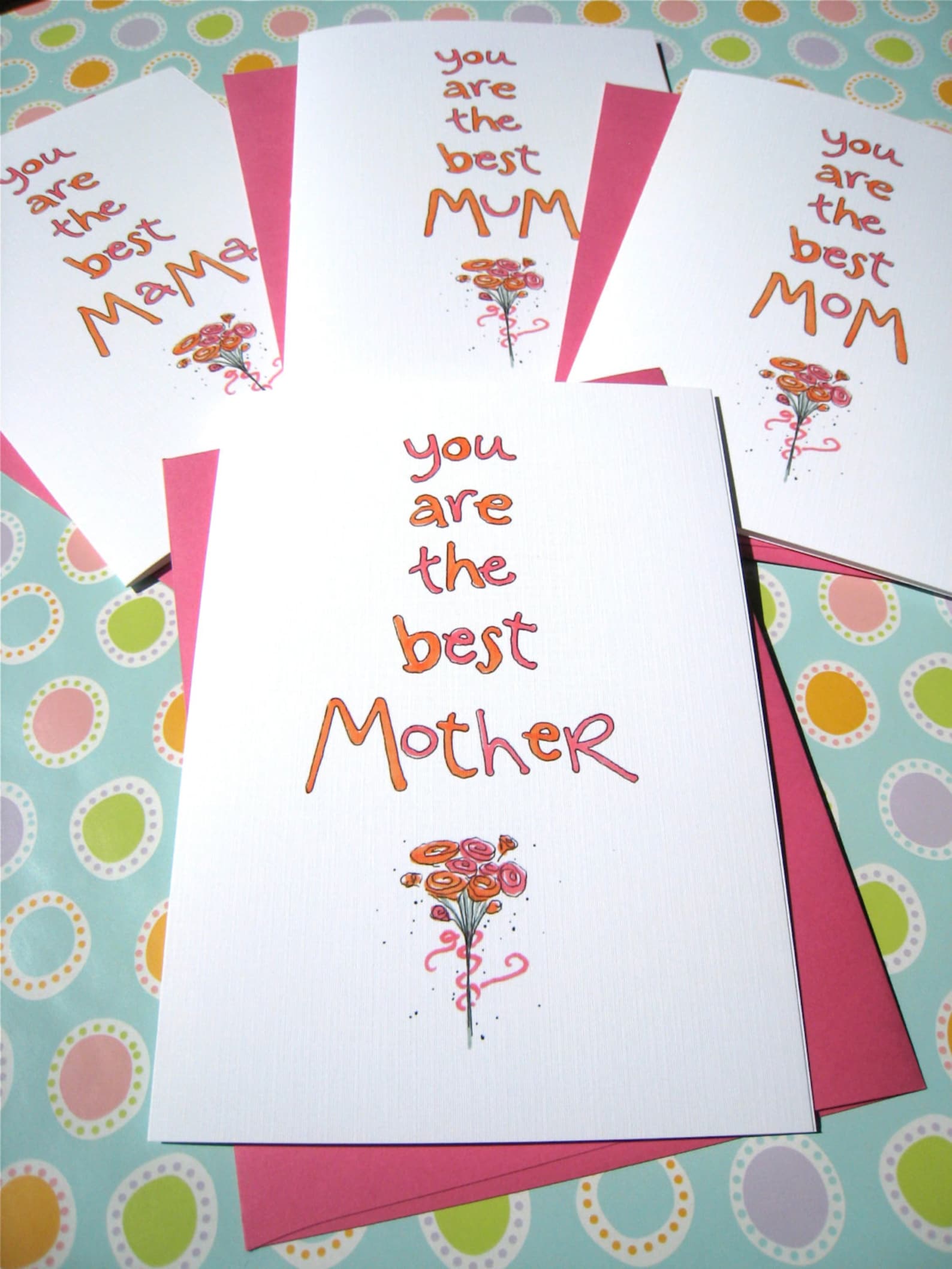 Custom Card for Mom Mum Mama Mom Birthday Mother's | Etsy