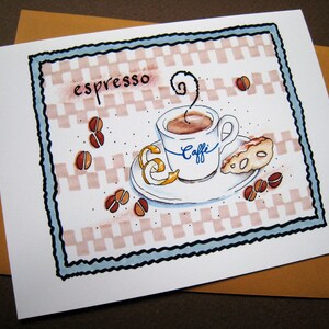 Coffee Note Cards - Coffee Gift - Boxed Set of Notes - Coffee Drinker ...