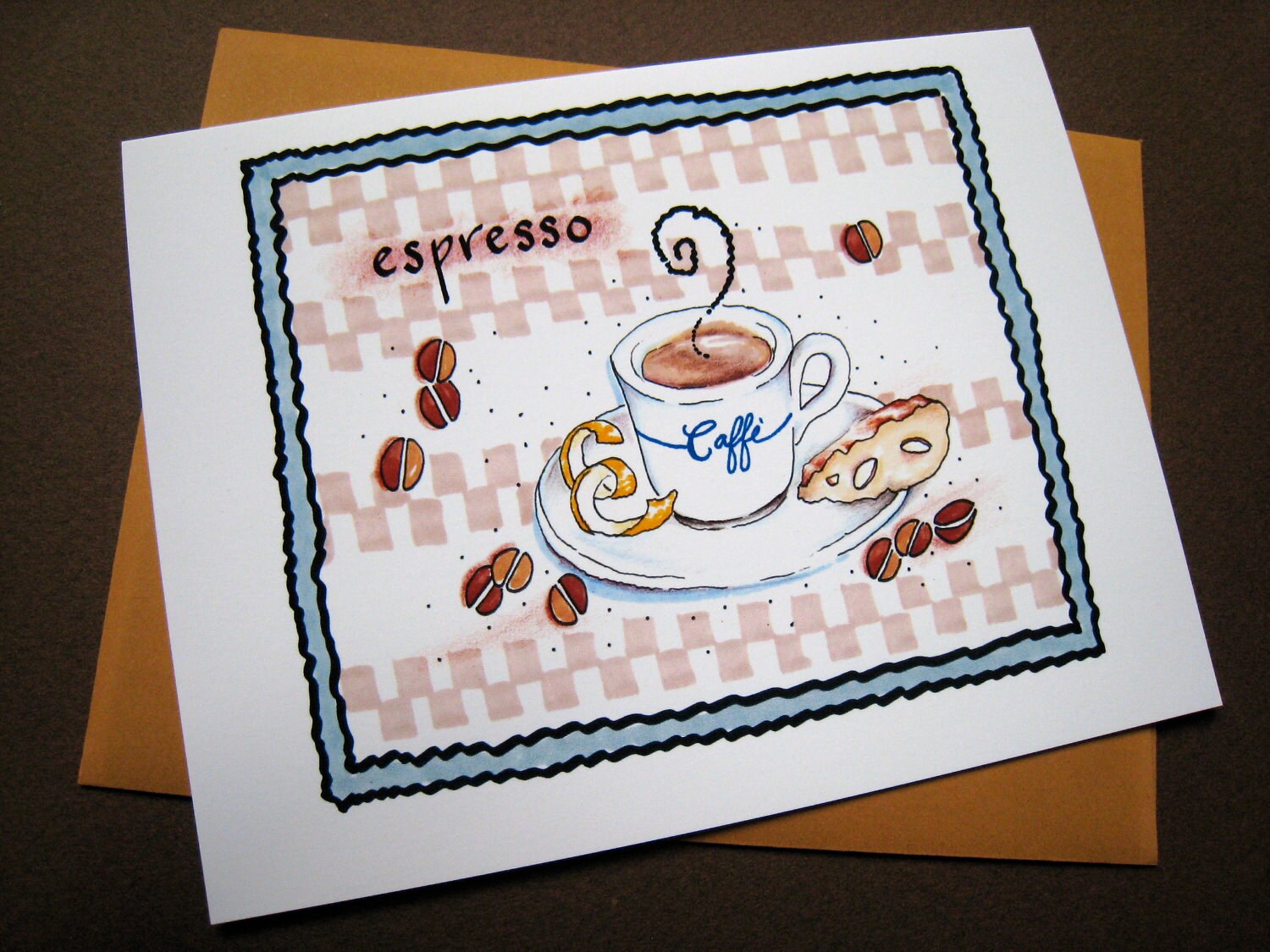 Coffee Note Cards Coffee Gift Boxed Set of Notes Coffee - Etsy