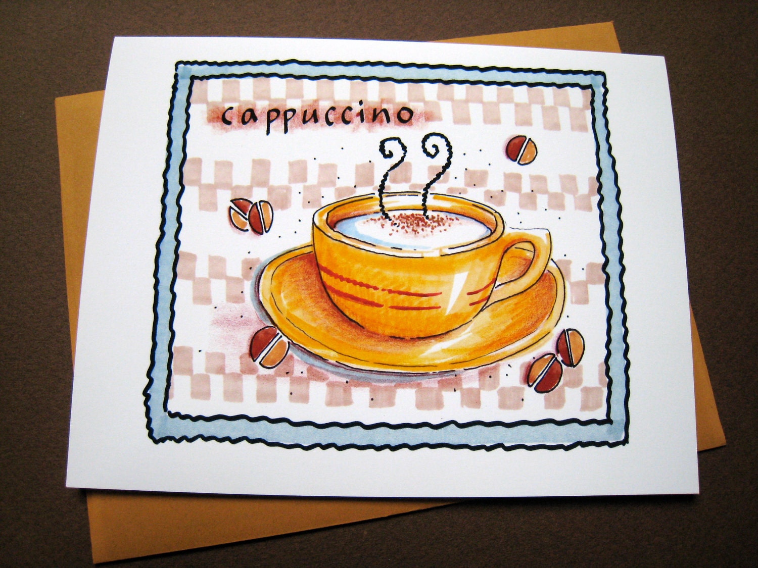 Coffee Note Cards Coffee Gift Boxed Set of Notes Coffee | Etsy