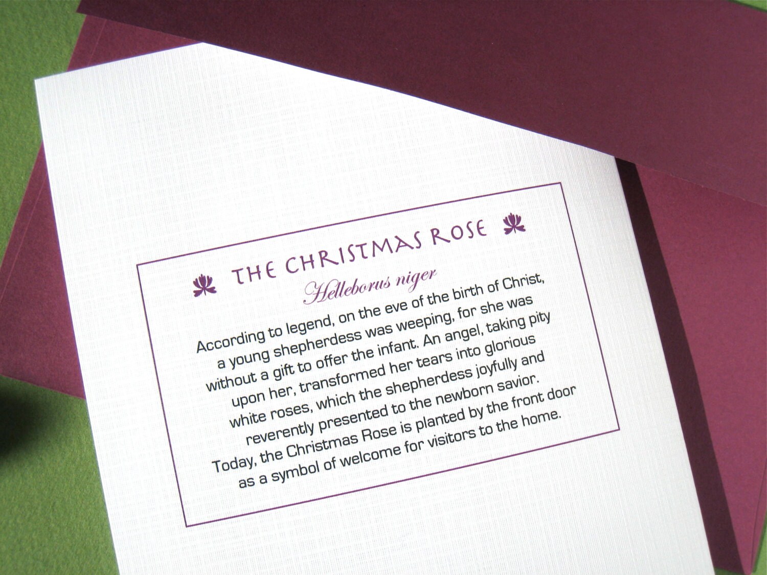 Christmas Rose Christmas Cards Boxed Set of 10 Cards - Etsy