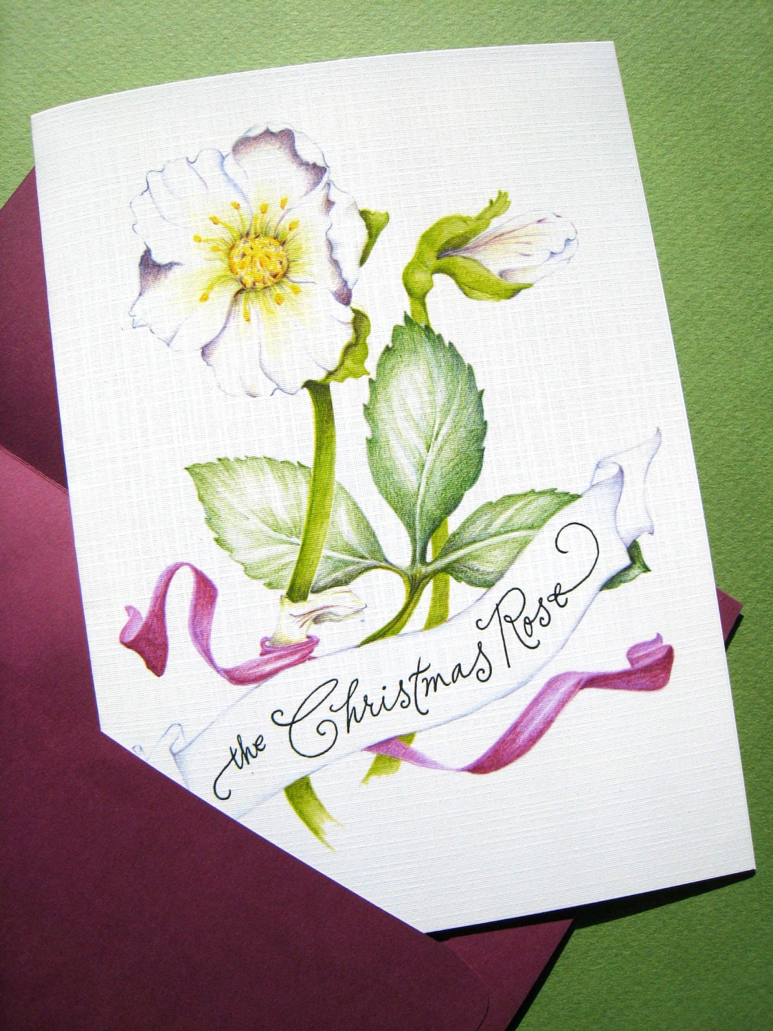 Christmas Rose Christmas Cards Boxed Set of 10 Cards - Etsy