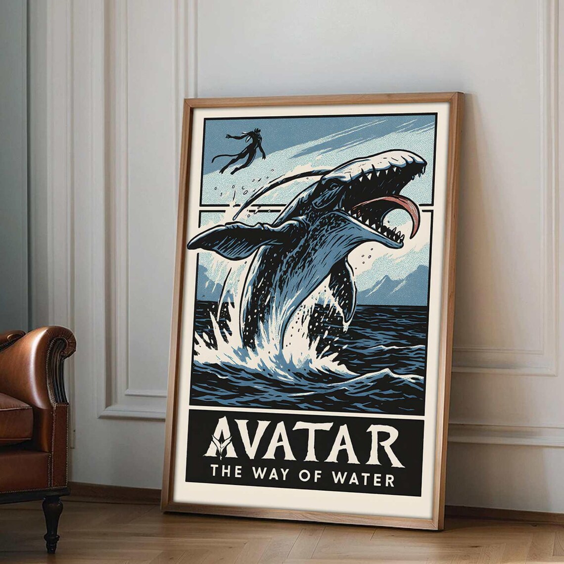 Avatar Movie Poster, Avatar 2 Iconic Scene, the Way of the Water Wall ...