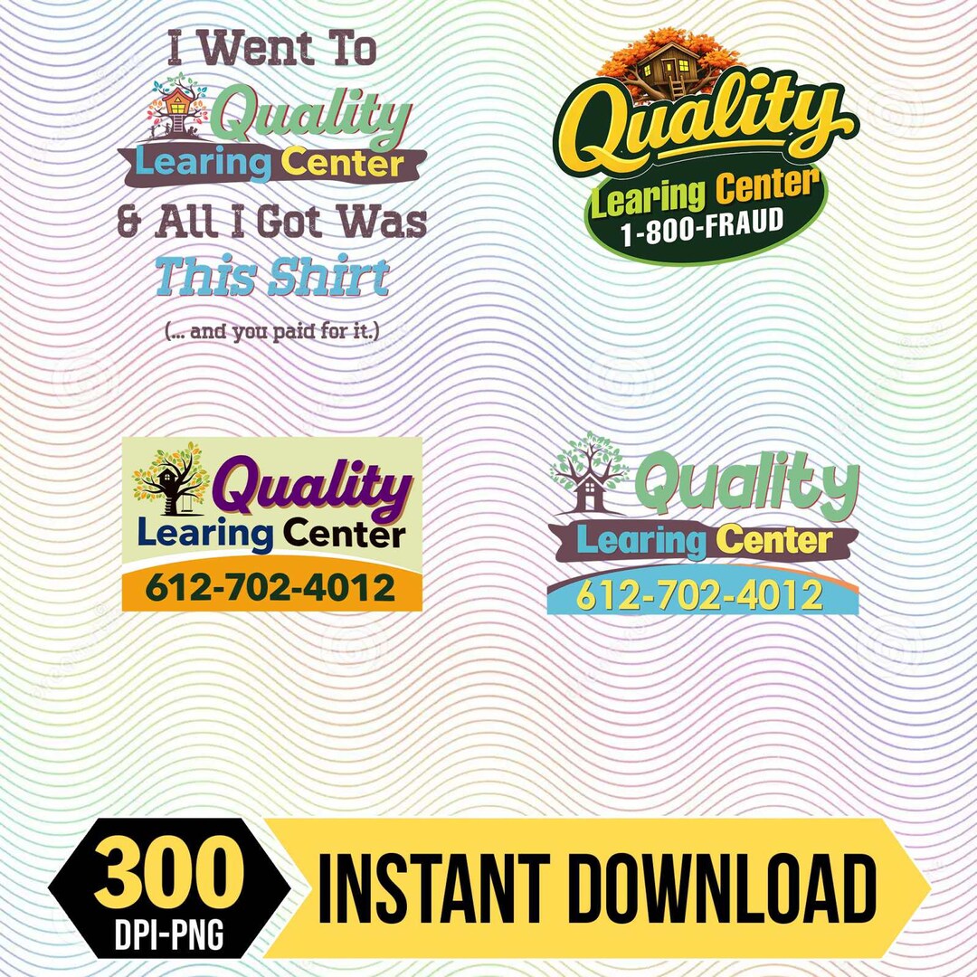 Quality Learning Center Shirt Design PNG, Bundle, Teacher Preschool ...