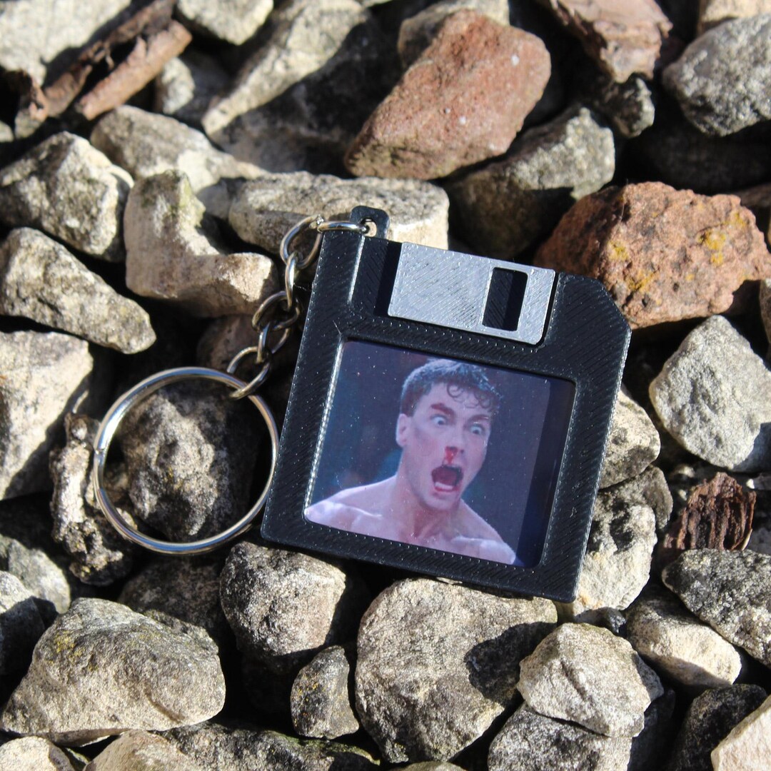 Floppy Disk Photo Keychain - Etsy UK
