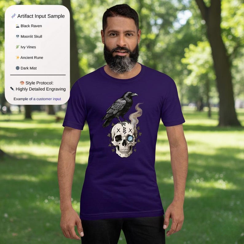 AI Couple T-shirts | Custom Art Proof Set | Cyberpunk Steampunk Gothic ...